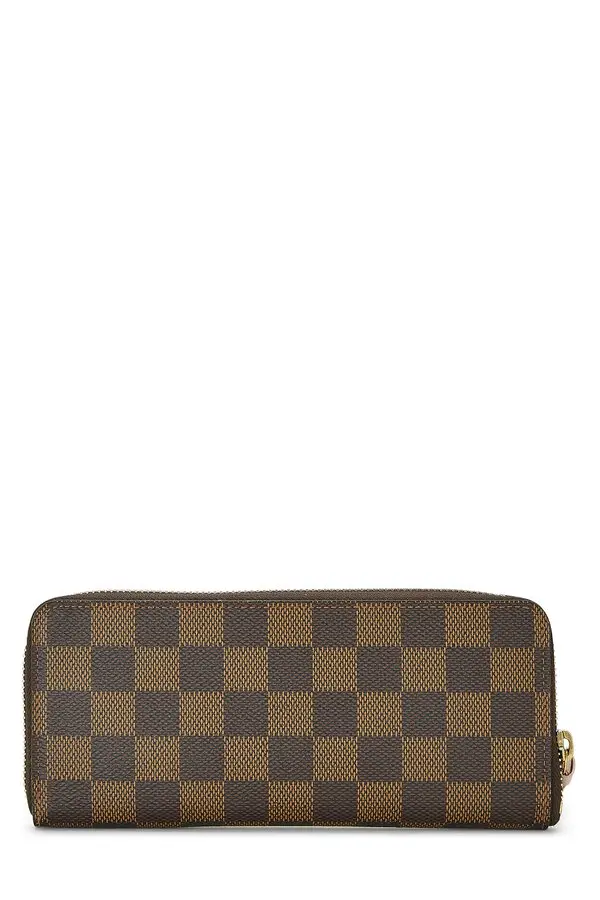 LOUIS VUITTON Damier Ebene Clemence Wallet