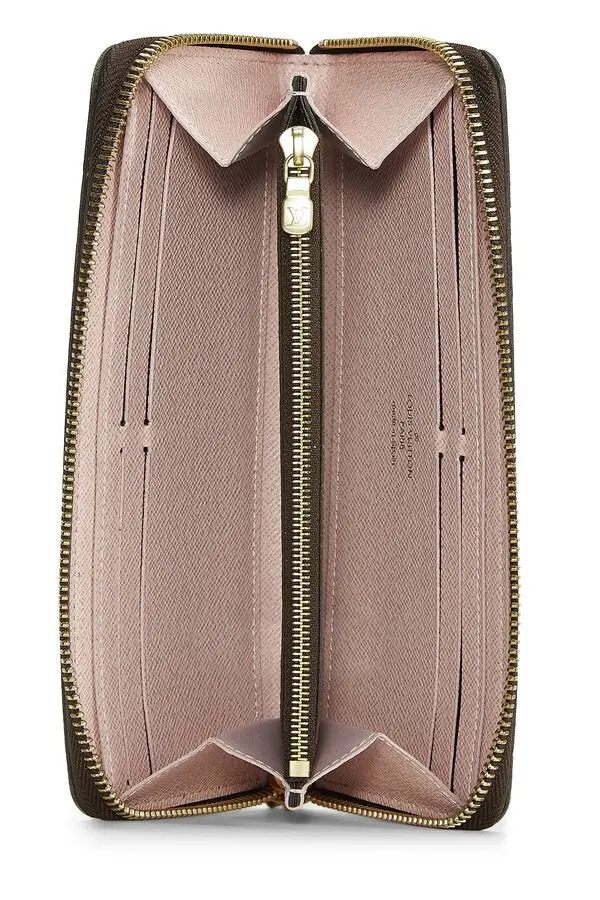 LOUIS VUITTON Damier Ebene Clemence Wallet