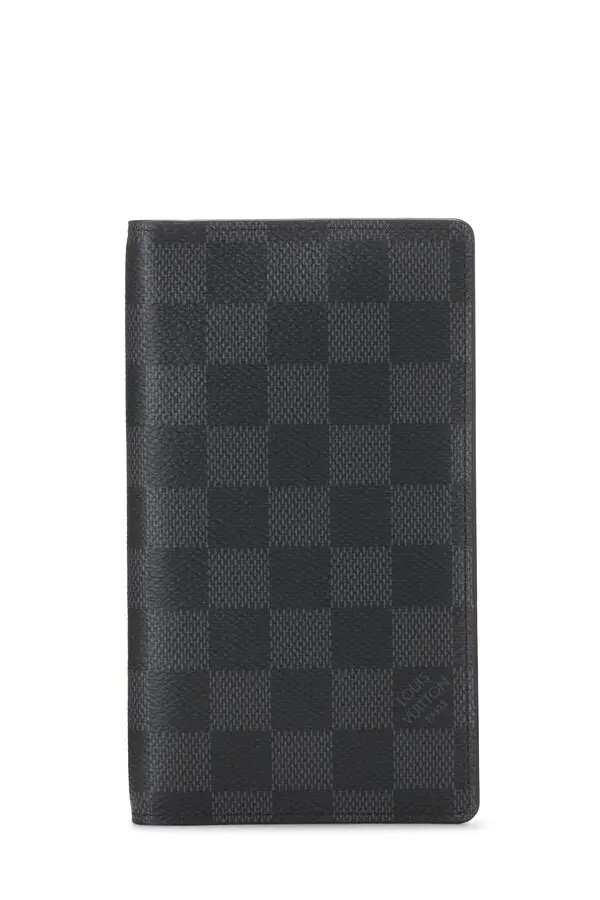 LOUIS VUITTON Damier Graphite Agenda Posh - Black