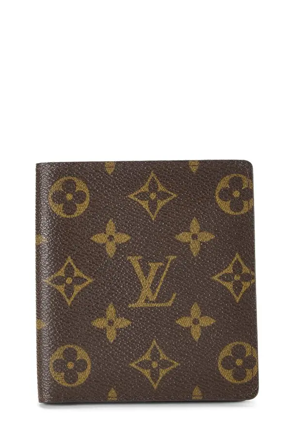 LOUIS VUITTON Monogram Canvas 10 Cartes Credit Bi-fold Wallet - Brown