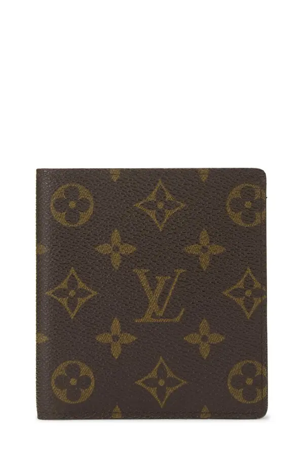 LOUIS VUITTON Monogram Canvas 10 Cartes Credit Bi-fold Wallet - Brown