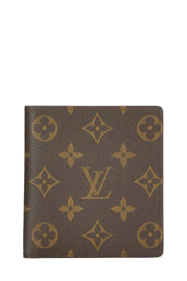 LOUIS VUITTON Monogram Canvas 10 Cartes Credit Bi-fold Wallet - Brown
