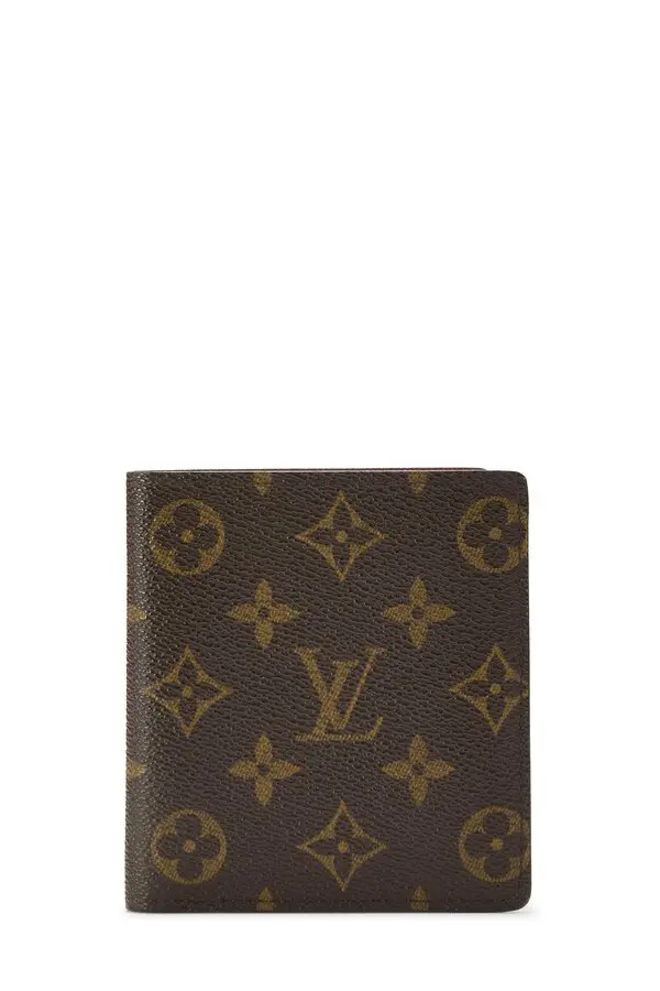 LOUIS VUITTON Monogram Canvas 10 Cartes Credit Bi-fold Wallet - Brown