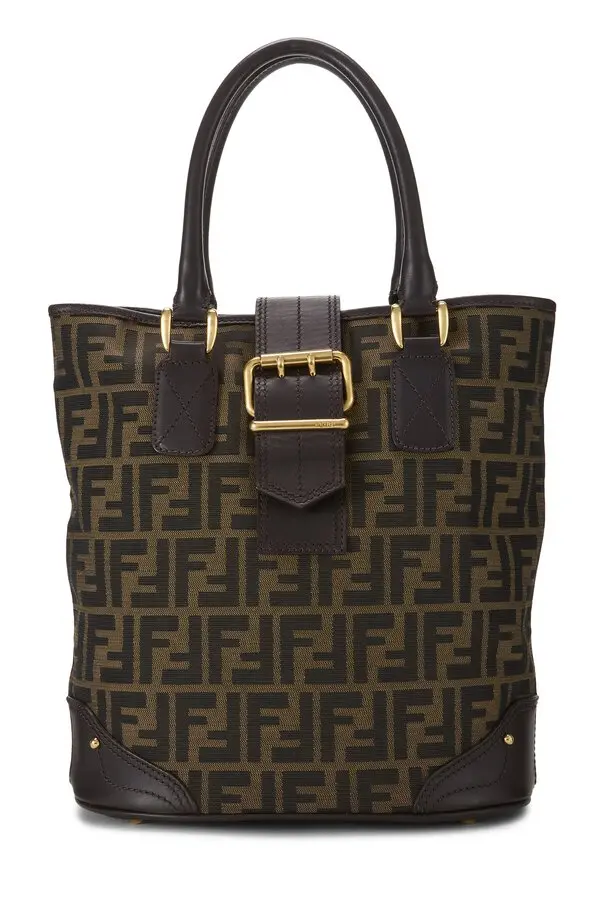 Fendi Zucca Canvas Bucket Bag - Brown