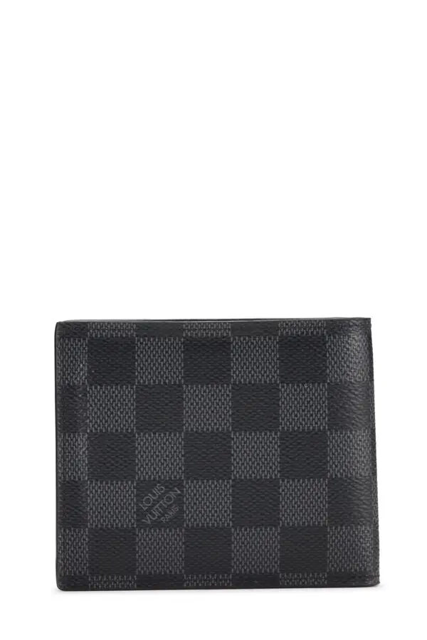 LOUIS VUITTON Damier Graphite Amerigo Wallet