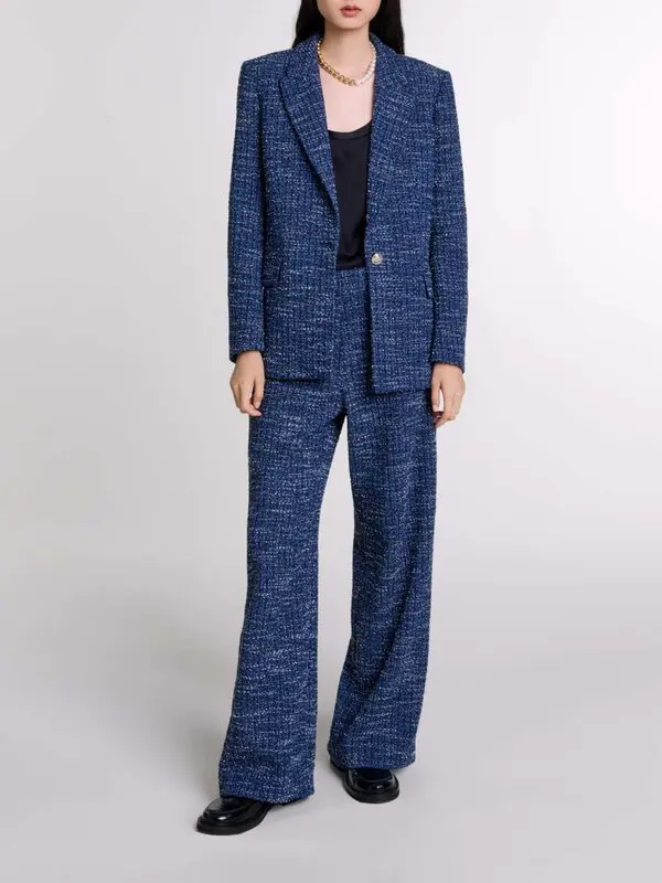 Maje Cotton Tweed Jacket