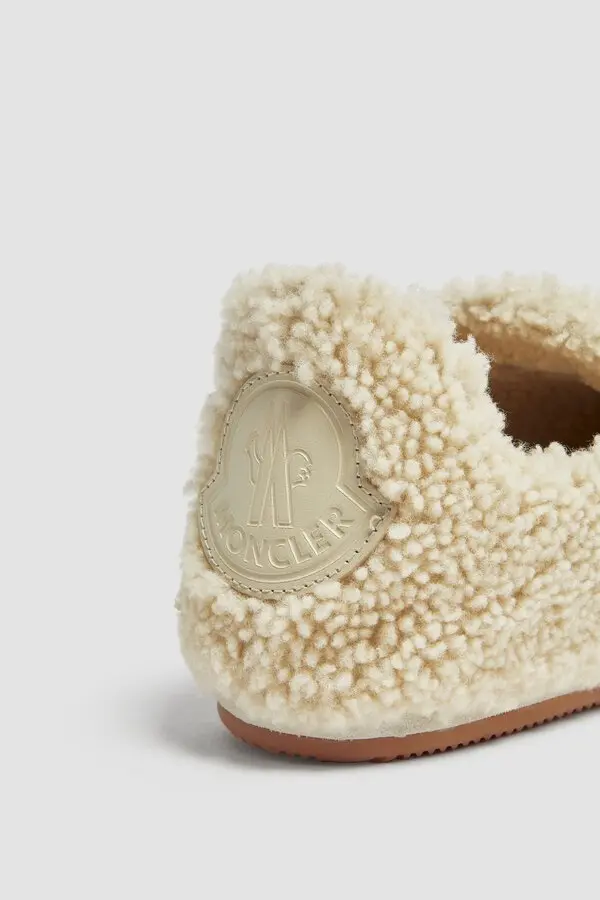 Moncler Snug Shearling Flats