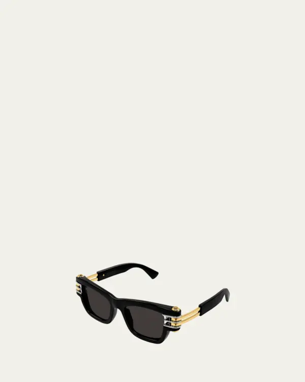 Bottega Veneta Rectangle Sunglasses