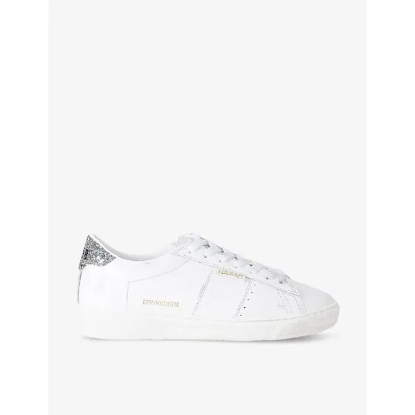 GOLDEN GOOSE Matchstar 10449 Leather Low-top Trainers - White/comb