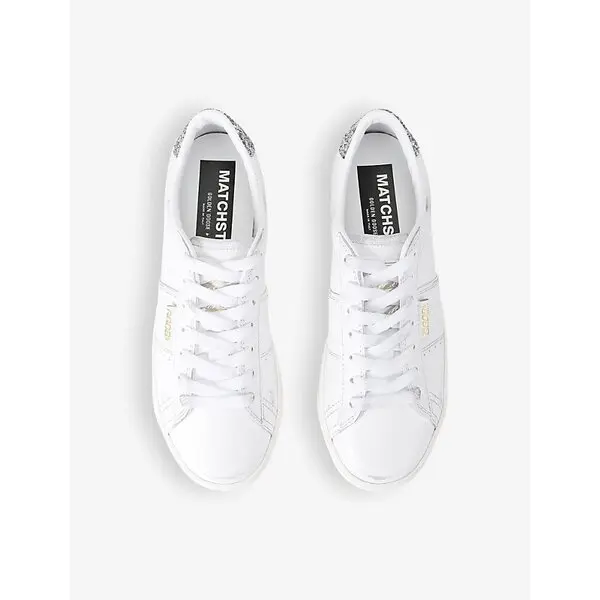 GOLDEN GOOSE Matchstar 10449 Leather Low-top Trainers - White/comb