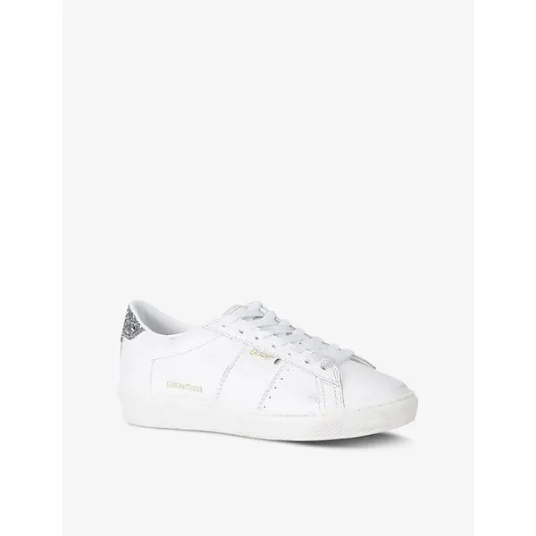GOLDEN GOOSE Matchstar 10449 Leather Low-top Trainers - White/comb