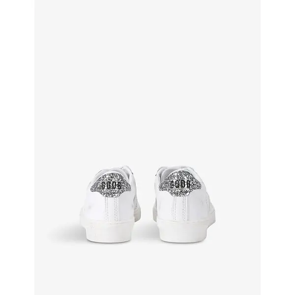 GOLDEN GOOSE Matchstar 10449 Leather Low-top Trainers - White/comb