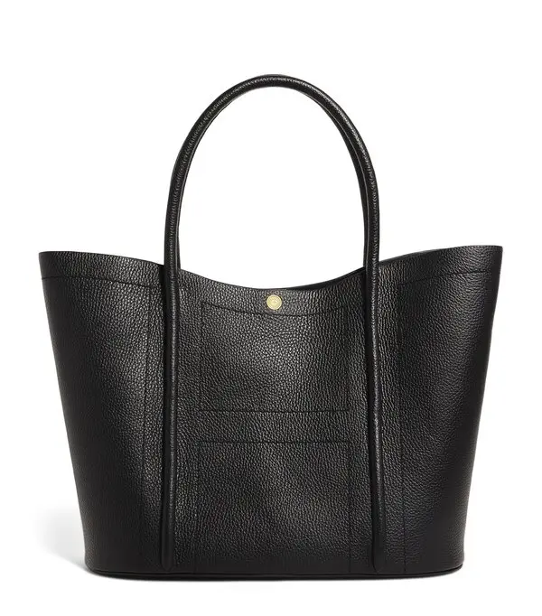 Harrods Large Leather Tote Bag - Black