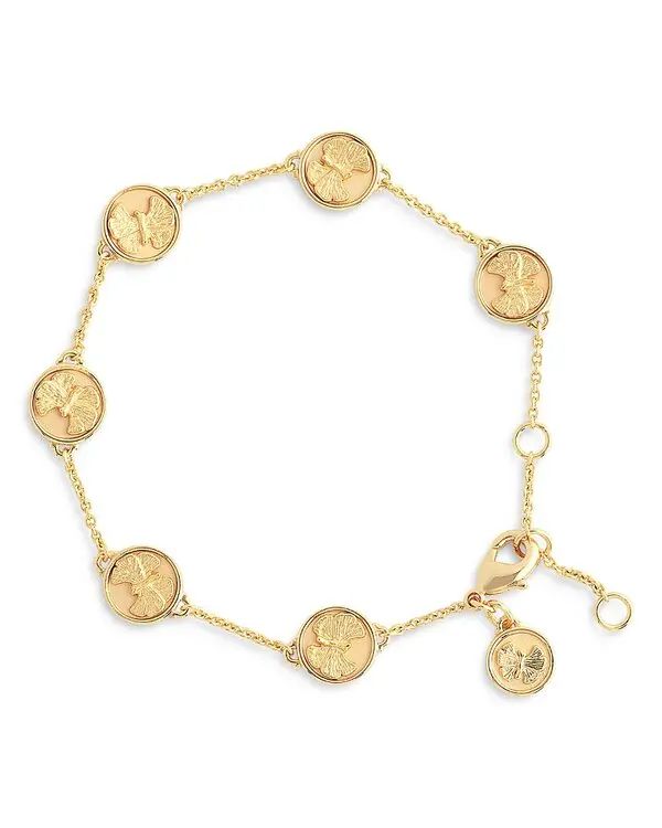 ANABEL ARAM Butterfly Coin Bracelet - Gold