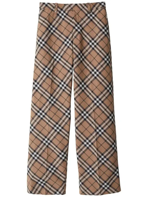 Burberry Tailored Plaid Pants - Multicolour