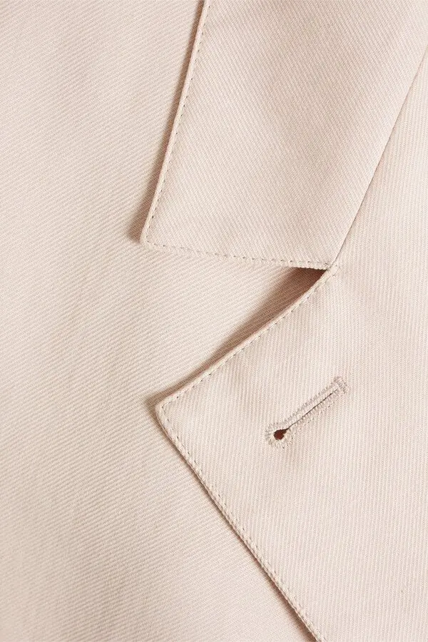 Acne Studios Belted Wool And Hemp-blend Twill Blazer