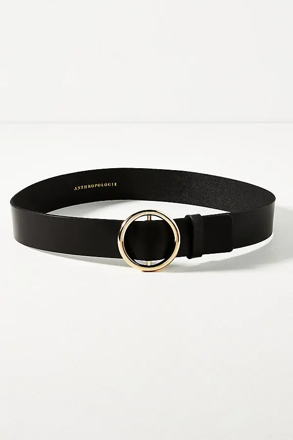Anthropologie Adjustable Ring Belt - Black