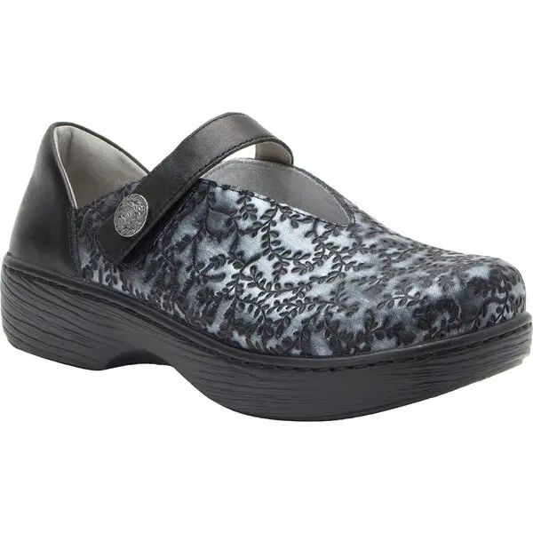 ALEGRIA Opheliah Clog - Brush Silver
