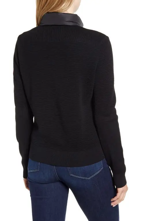 Canada Goose Hybridge Quilted Knit Jacket - Black