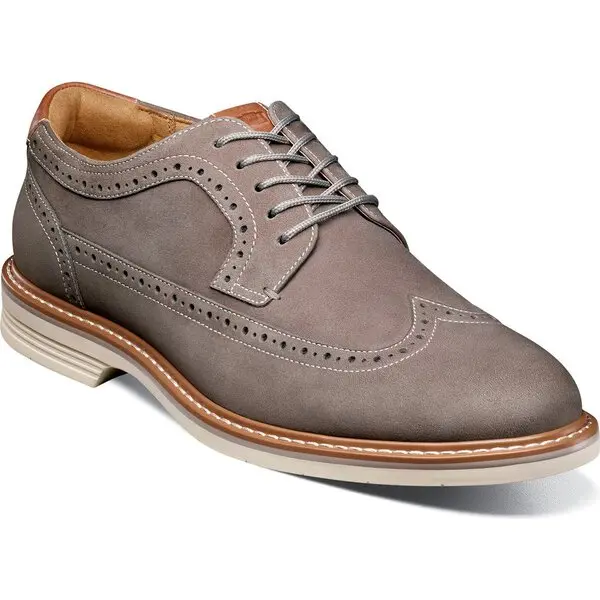 Florsheim Norwalk Wingtip Oxford - Grey