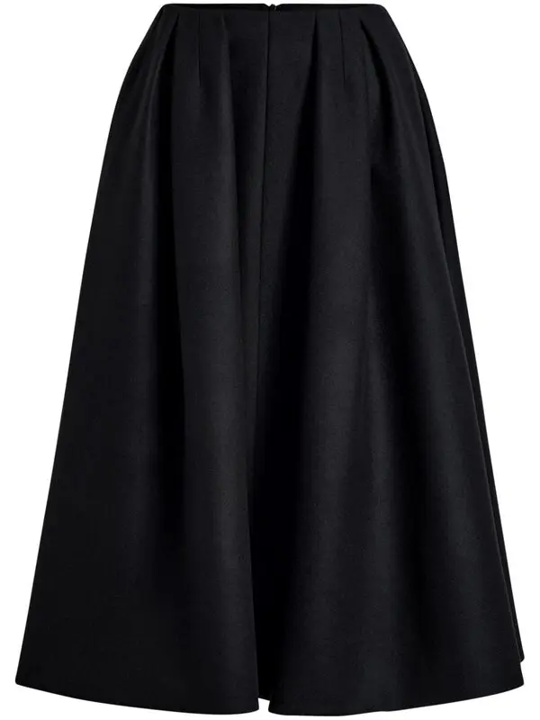 PATOU Pleated Midi Skirt