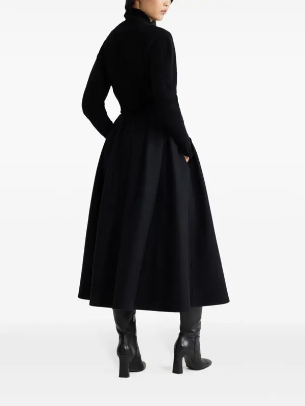 PATOU Pleated Midi Skirt