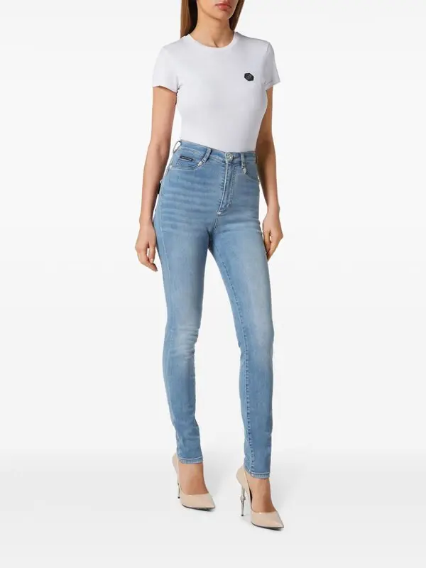 Philipp Plein High-rise Skinny Jeans - Blue