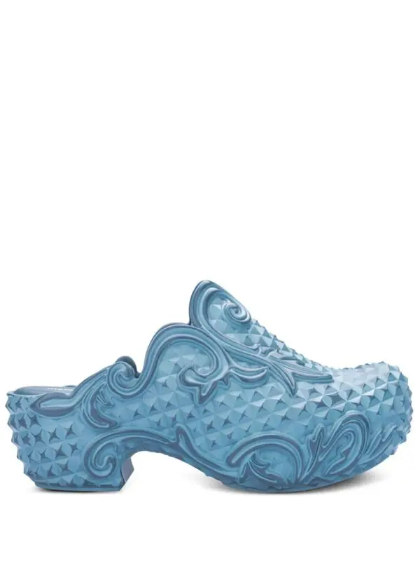 MELISSA COURT CLOG + Y.PROJECT AD （BLUE） Y/Project x Melissa Court Clogs | Blue | FARFETCH