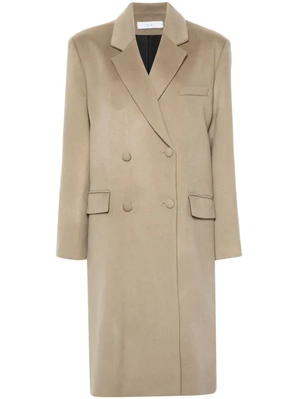IRO PARIS Buttoned Double Breasted Coat