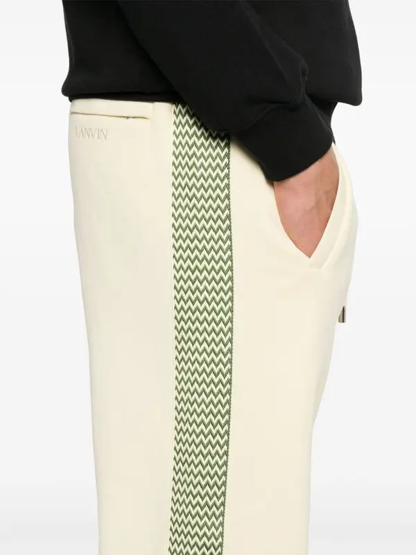 LANVIN Side Curb Track Pants