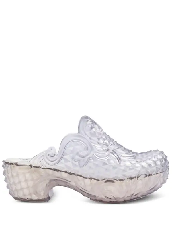 Y/project X Melissa Court Clogs - White