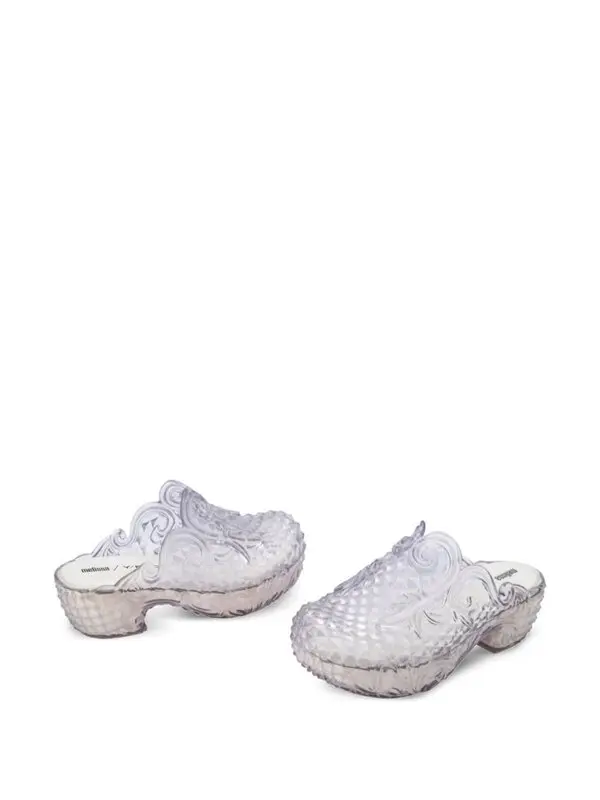 Y/project X Melissa Court Clogs - White