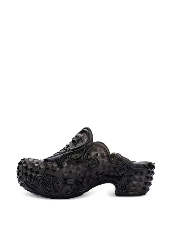Y/project X Melissa Court Clogs - Black