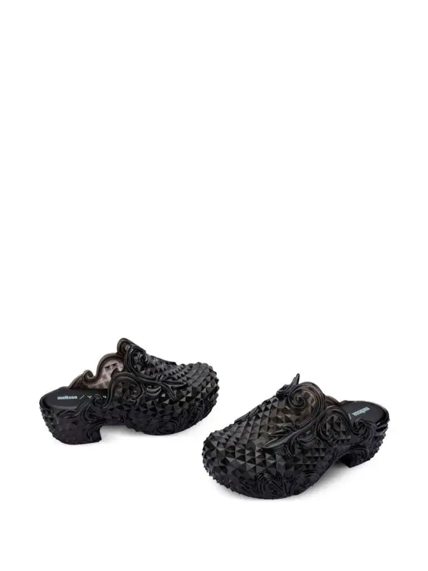 Y/project X Melissa Court Clogs - Black