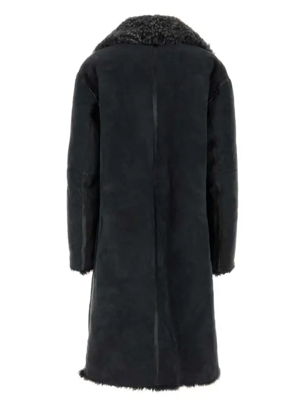 Dolce & Gabbana Double-breasted Suede Coat
