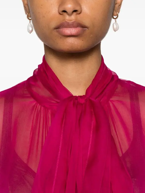 NISSA Silk Blouse - Pink
