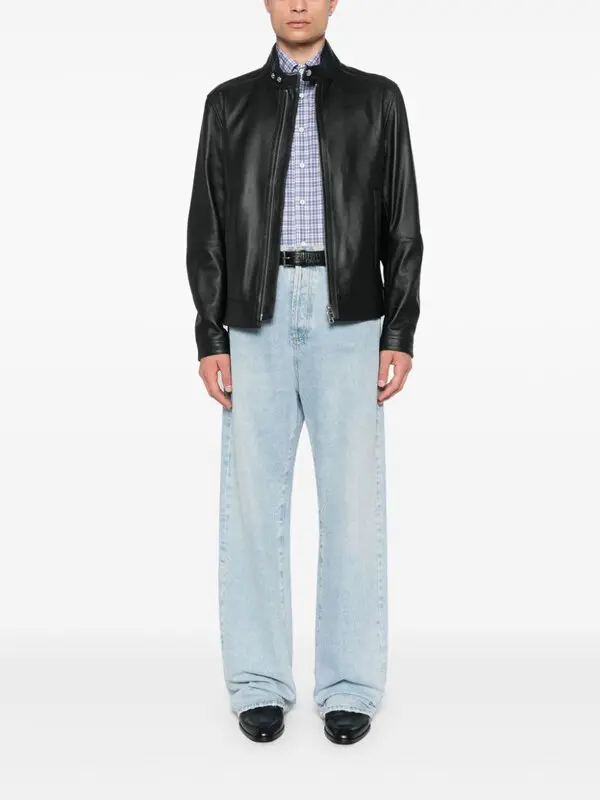 Canali Plaid-check Shirt - Blue