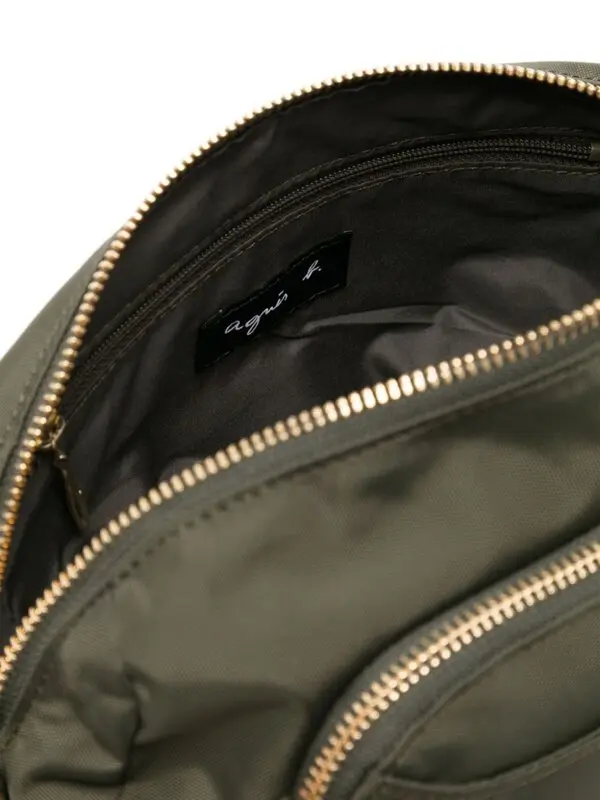 AGNES B. Logo Lettering Crossbody Bag