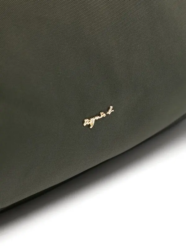 AGNES B. Logo Lettering Crossbody Bag