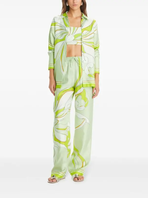 Tory Burch Floral-print Silk Shirt