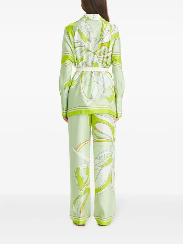 Tory Burch Floral-print Silk Shirt