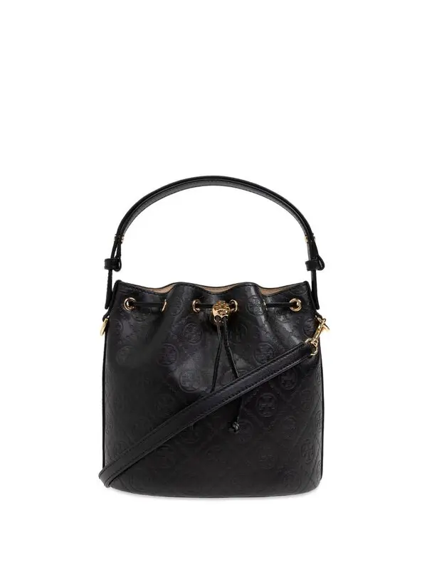 Tory Burch All-over Debossed Logo Bucket Bag