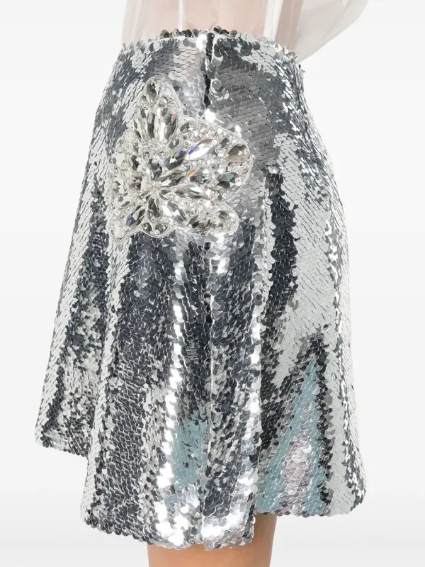 GENNY Sequinned Mini Skirt