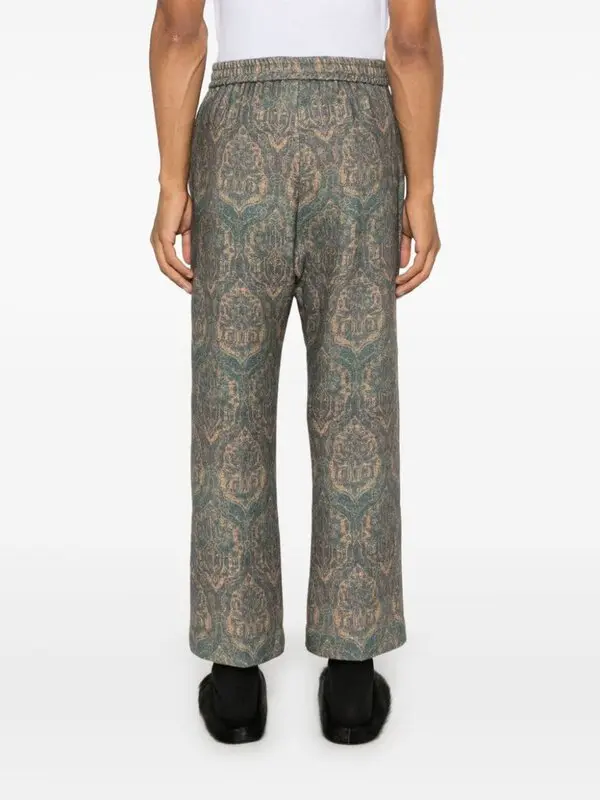 PIERRE-LOUIS MASCIA Graphic-print Trousers