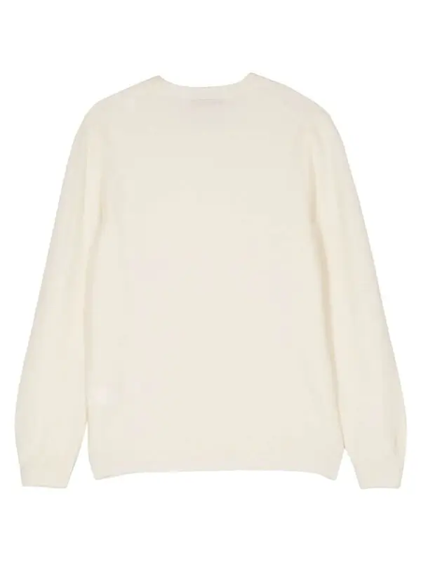 FILERIA Bouclé Sweater - White