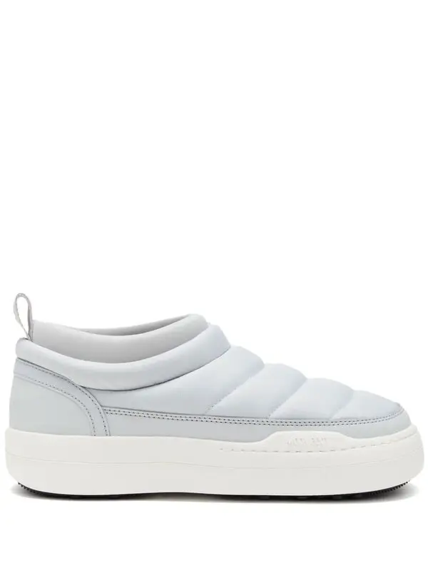 Moon Boot Park Logo-print Sneakers - Grey