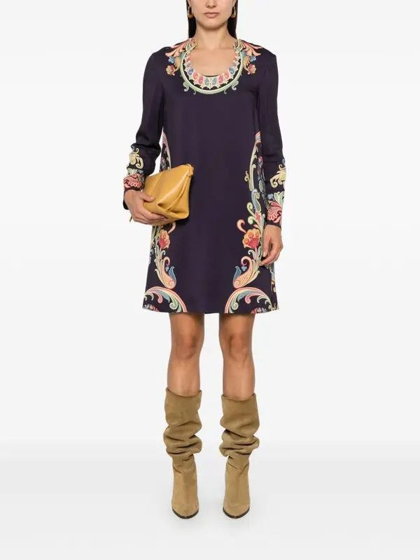 Etro Floral-print Midi Dress