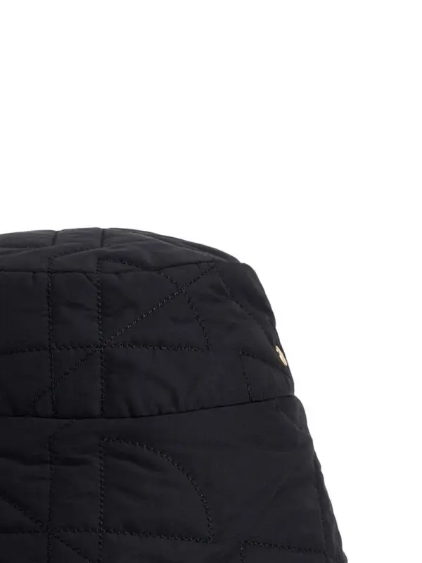 Patou Quilted Bucket Hat - Black