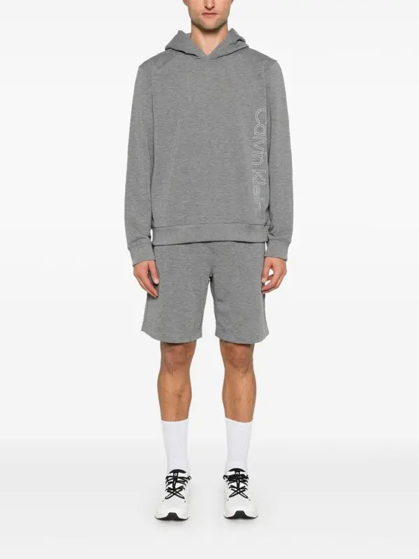 Calvin Klein Logo-print Fleece Hoodie