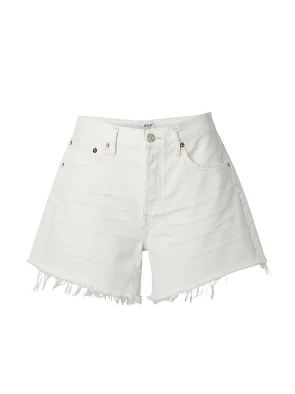 AGOLDE Parker Long Denim Shorts